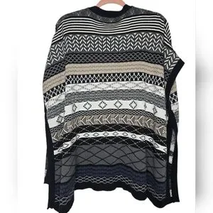 BONGO | Sweaters | Bongo Aztec Pattern Cardigan Sweater Wrap Often ...